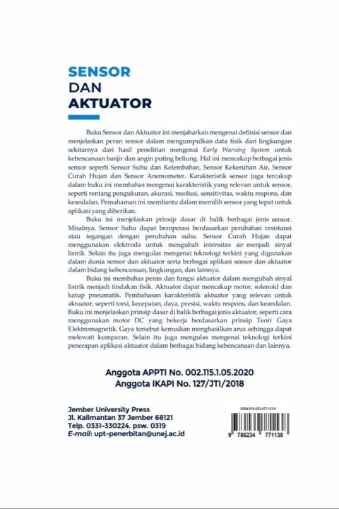 SENSOR DAN AKTUATOR | UPA Percetakan dan Penerbitan - Universitas Jember